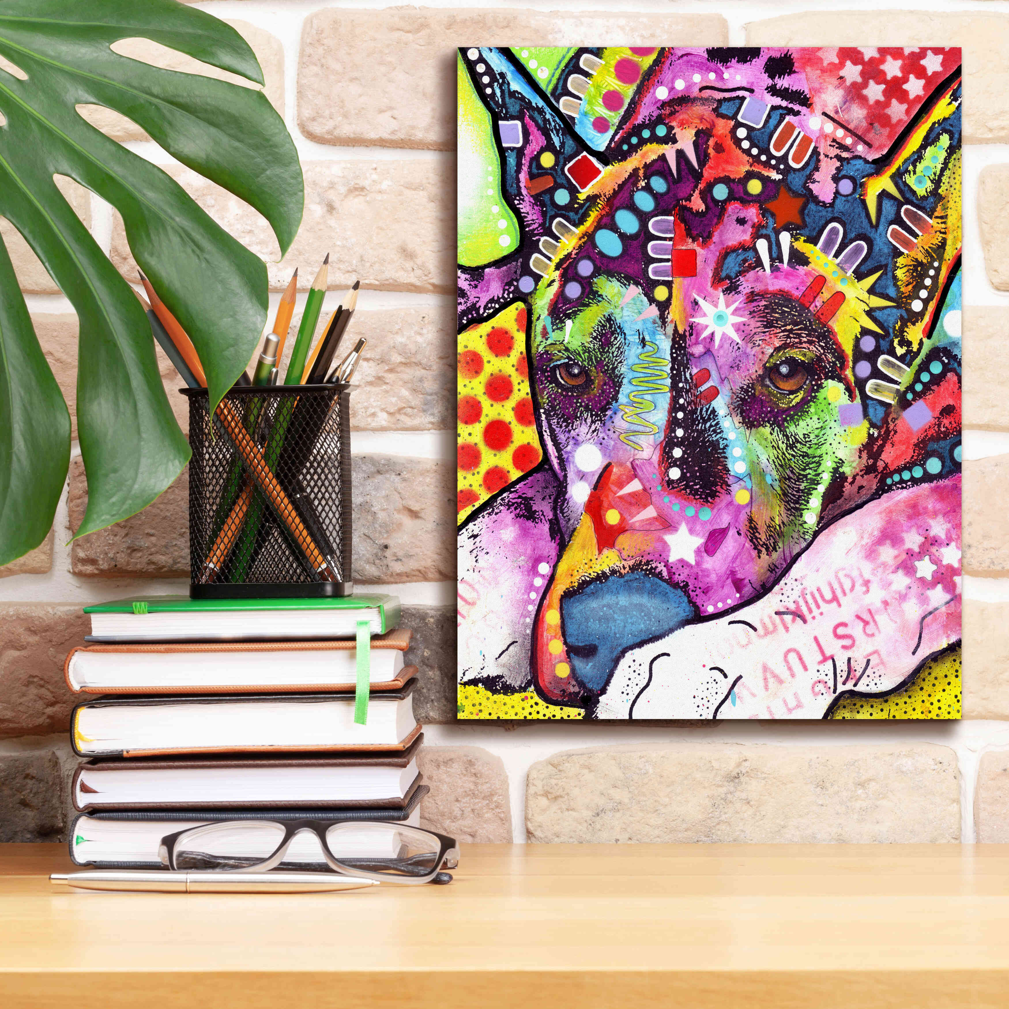Latitude Run® Lying Dane by Dean Russo - Wrapped Canvas Graphic Art ...
