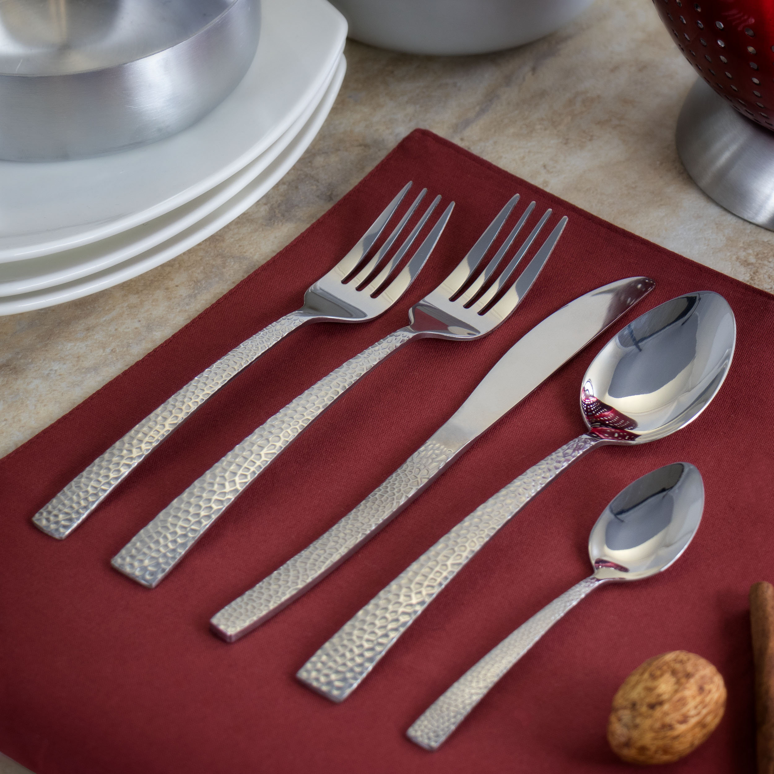 Mega Chef 20 Piece Flatware Set, Service for 4 & Reviews | Wayfair