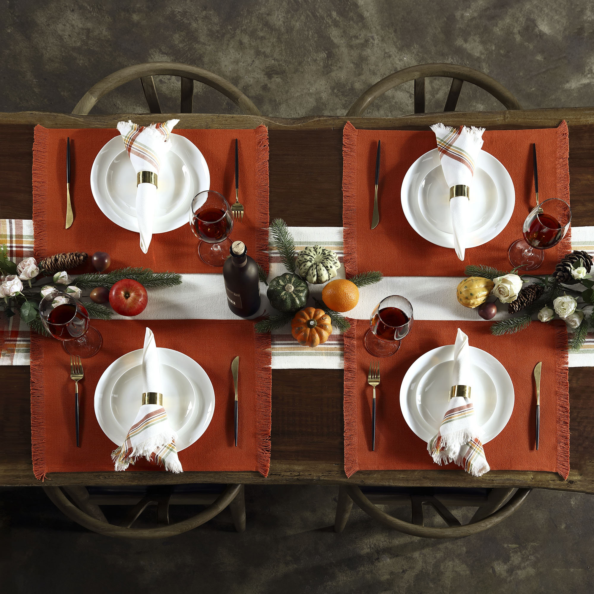 Gracie Oaks Mesak Dining Linen Set & Reviews | Wayfair