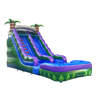 GOOSH 16' x 26' Purple Tropical Commercial Grade Water Slide with ...