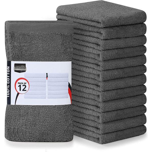 wanmo Kitchen Bar Mops Towels, Pack Of 12 Towels - 16 X 19 Inches, 100% ...