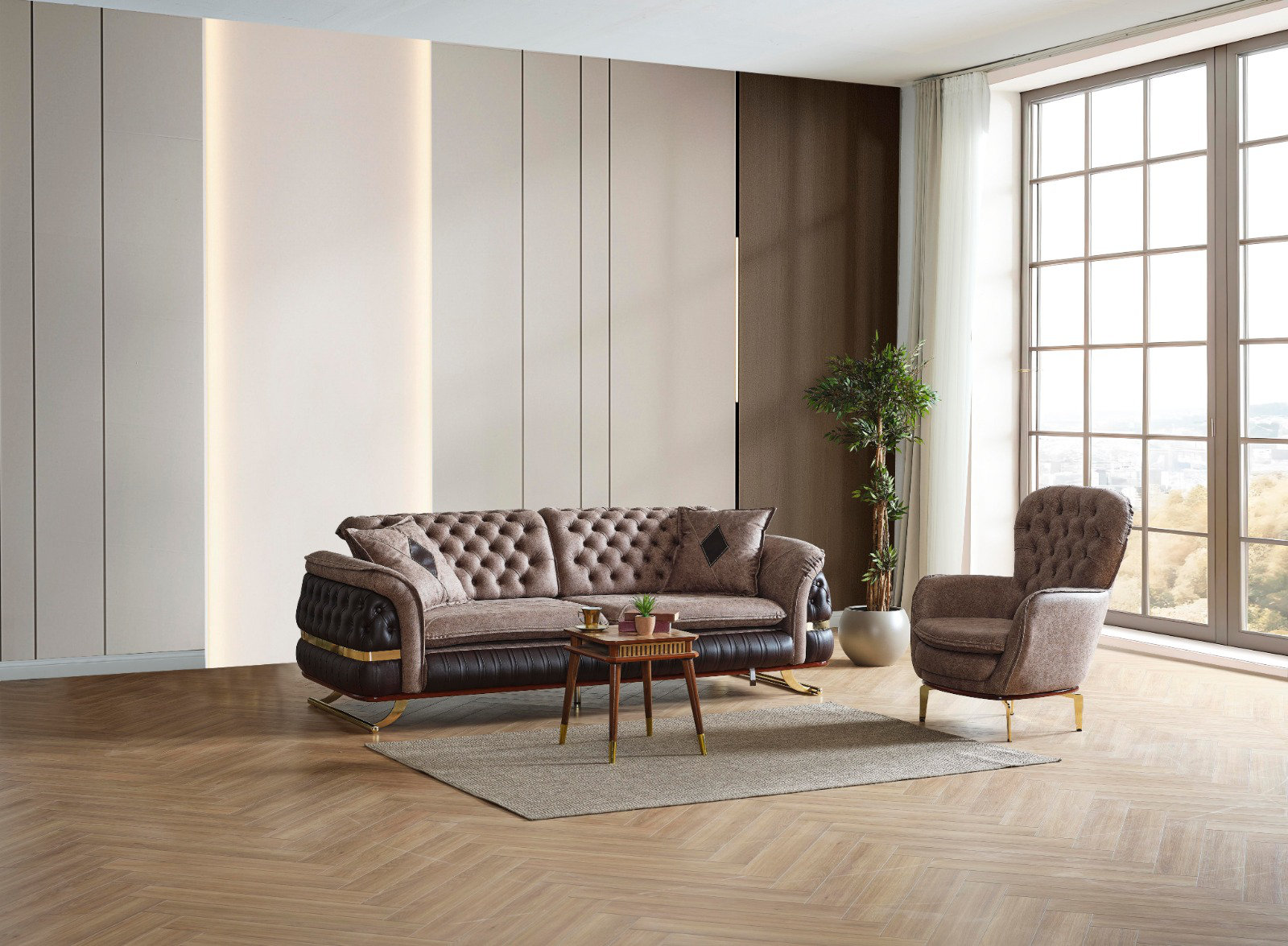 Everly Quinn Bonde 2 - Piece Living Room Set | Wayfair