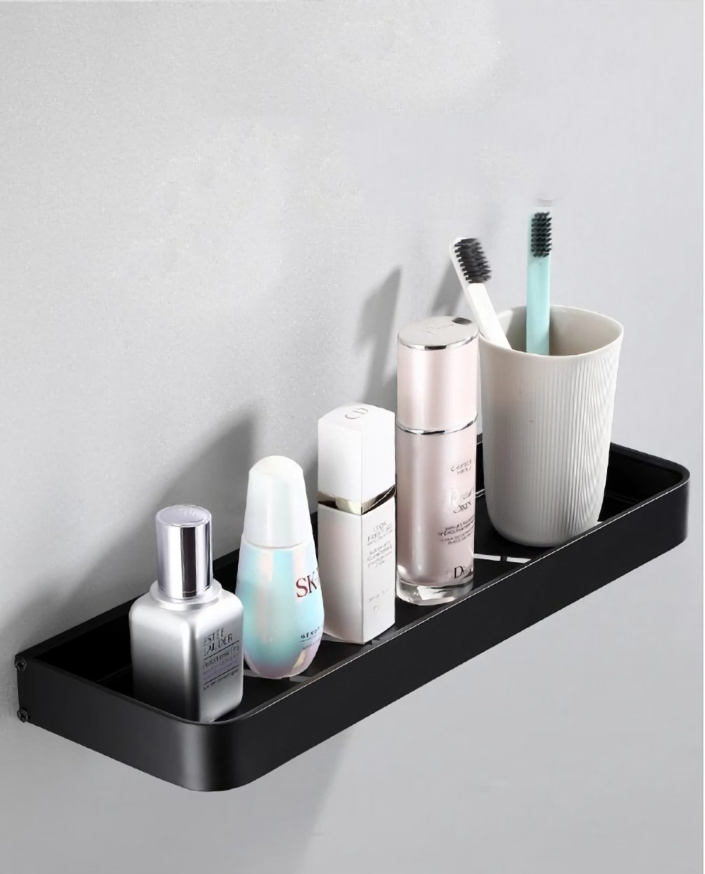 Ebern Designs Wall Mounted Bathroom Rack - Storage Rack For Bathroom ...