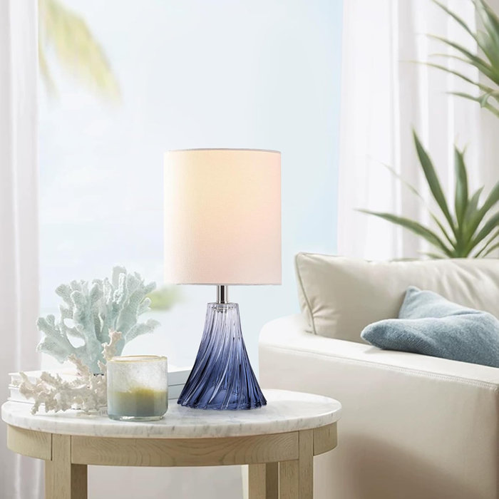 Ivy Bronx Jobani Small Crystal Table Lamps for Bedroom & Reviews | Wayfair