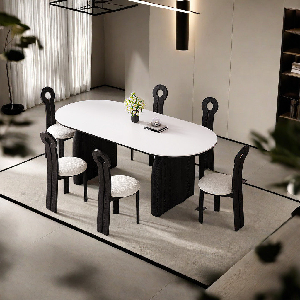 Greyleigh Modern Simple High-end Tables And Chairs 31.4 W Dining Set ...