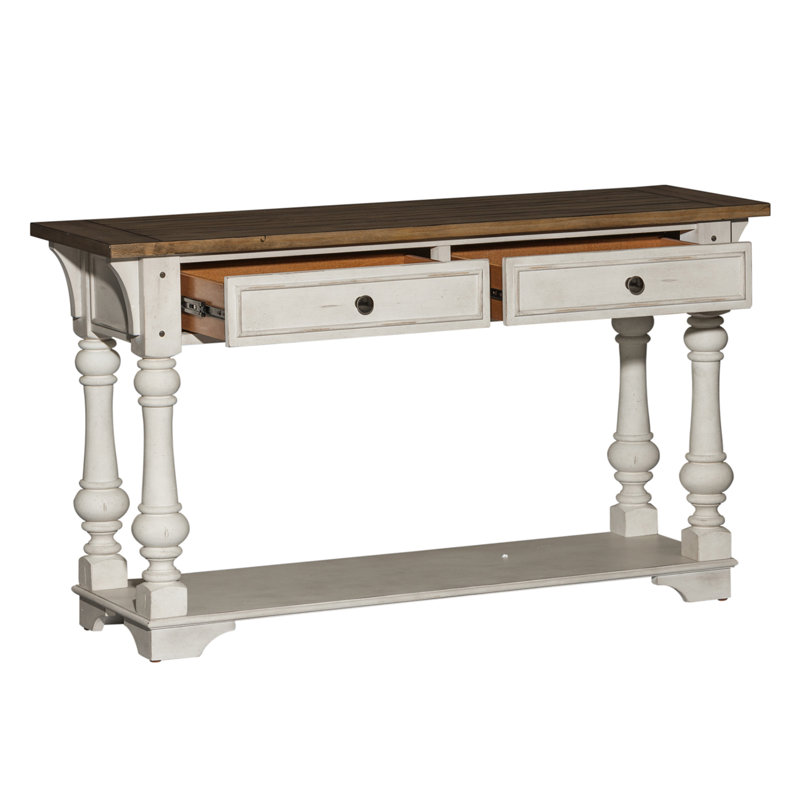 Laurel Foundry Modern Farmhouse® Hexham 52" Solid Wood Console Table ...