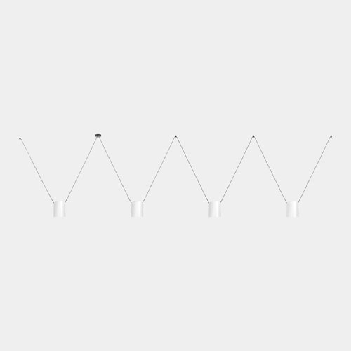 LedsC4 Attic Lateral Pendant Central Canopy Cable 4 Cylinder | Wayfair