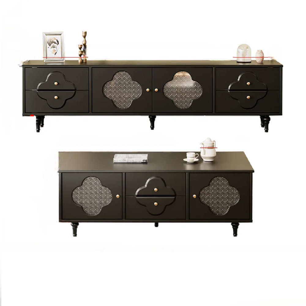 Glamour Furnishings American Retro, Medieval Style TV Cabinet, Coffee ...