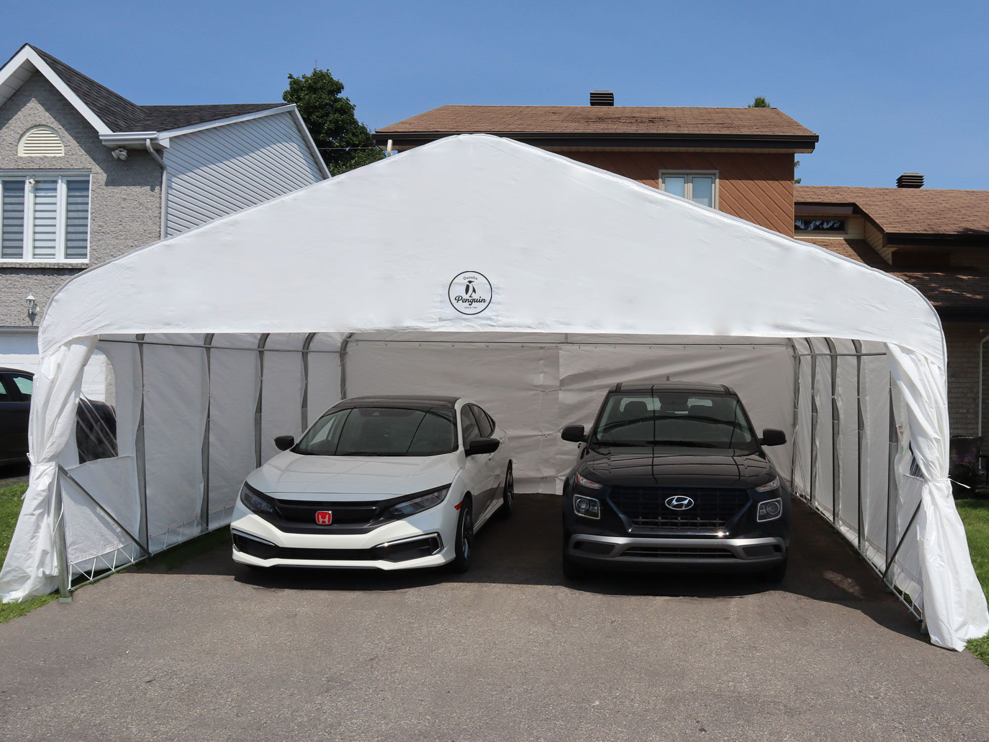 Gazebo Penguin 18 Ft. W x 20 Ft. D Garage - Wayfair Canada