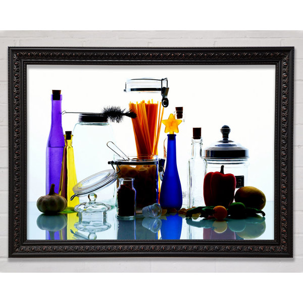 Bright Star Kitchen Utensils - Single Picture Frame Art Prints ...