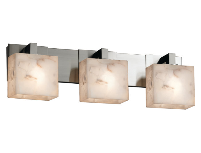 Wade Logan® Bouzoun 3 - Light Dimmable Bath Bar | Wayfair