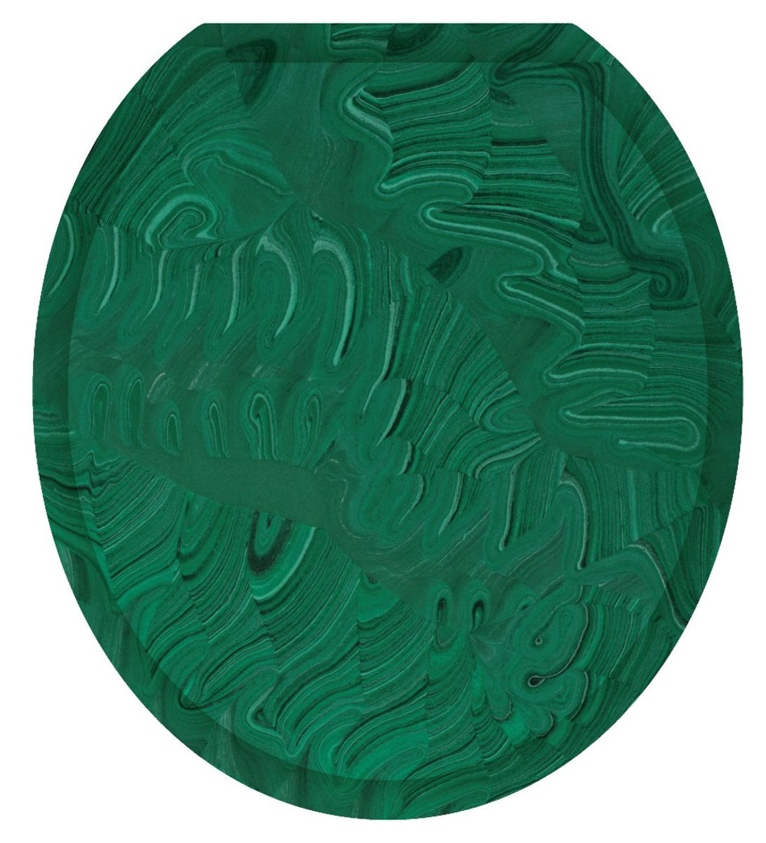 Toilet Tattoos Malachite Toilet Seat Decal – Classic Bathroom Decor ...