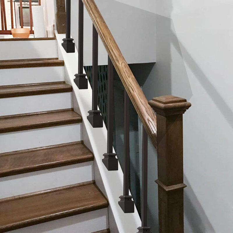 Sidasu Baluster Shoes Stair Baluster Slant Angle Shoes Aluminum,Set Of ...