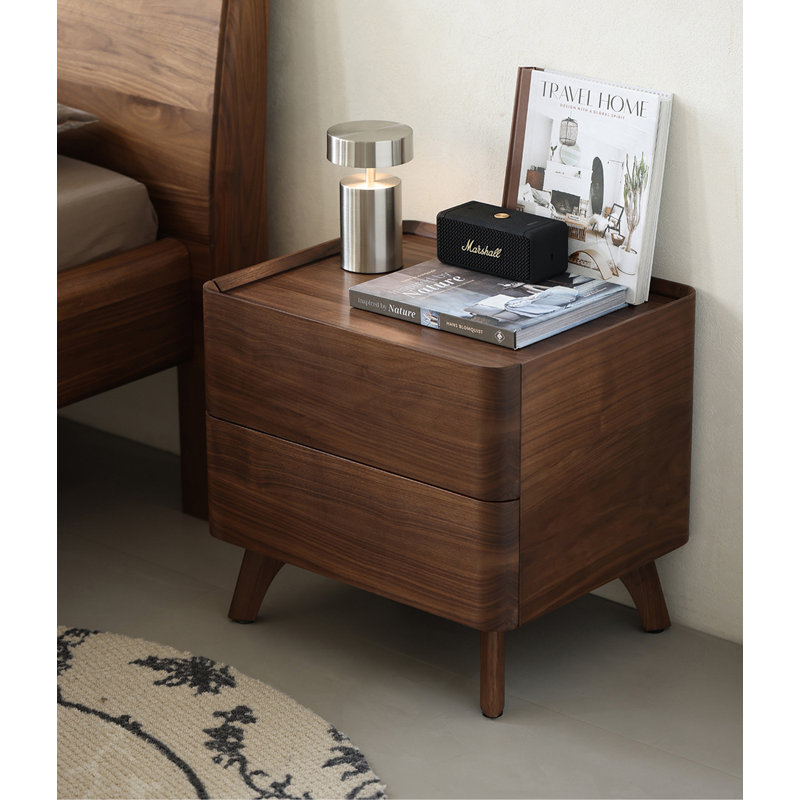 STONE DRAGON TILE ARTS LLC Solid Wood Bedside Tables, Small Bedroom ...