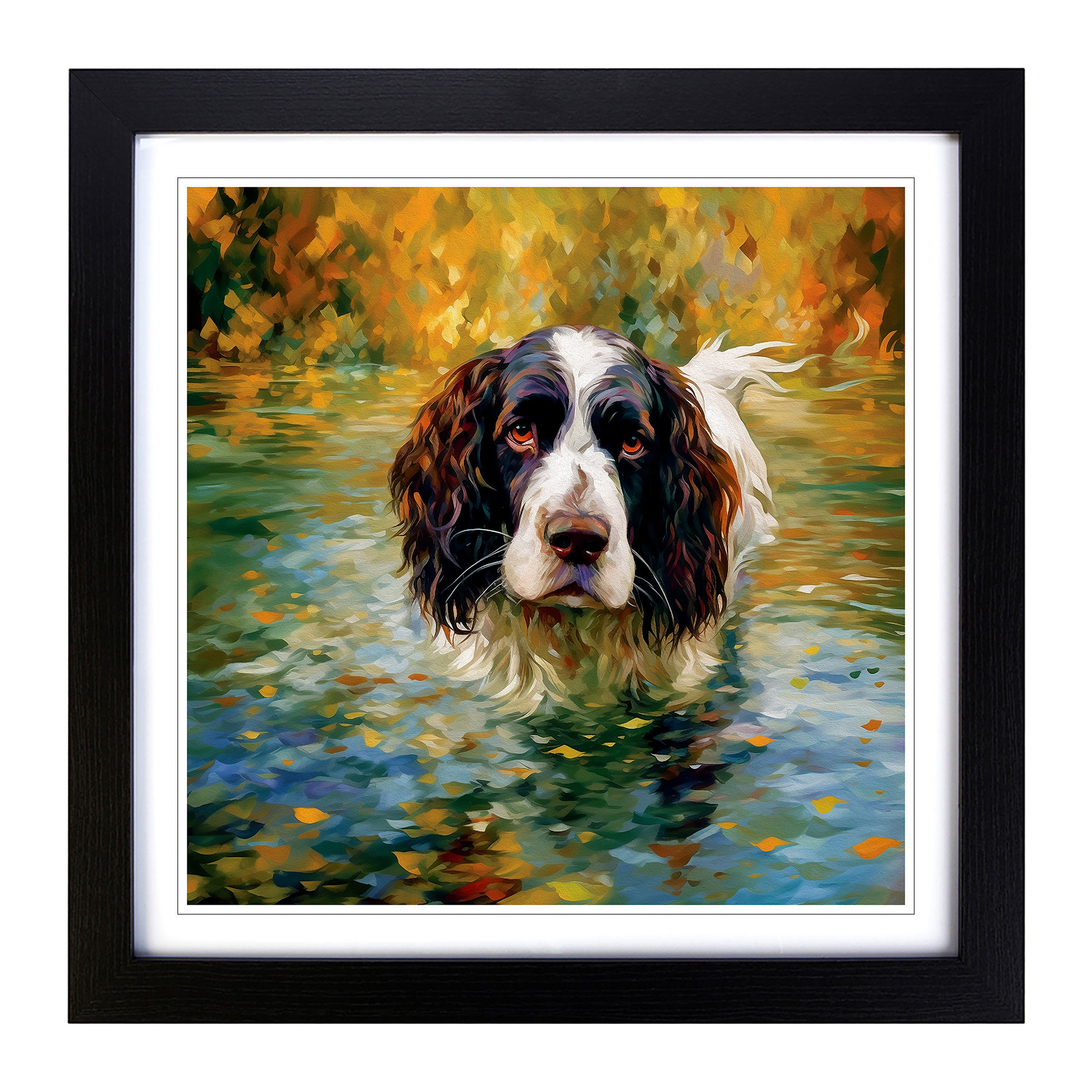 Marlow Home Co. English Springer Spaniel Impressionism No.1 | Wayfair.co.uk