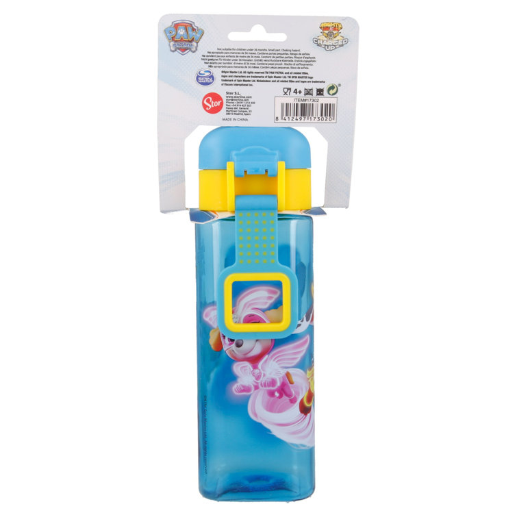 Disney STOR SAFETY LOCK SQUARE BOTTLE 550 ML PAW PATROL MIGHTY PUPS ...