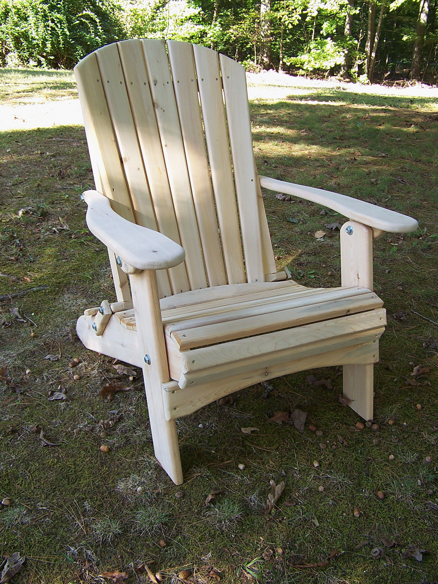 Highland Dunes Chaise Adirondack pliante en bois massif Nyla et avis ...