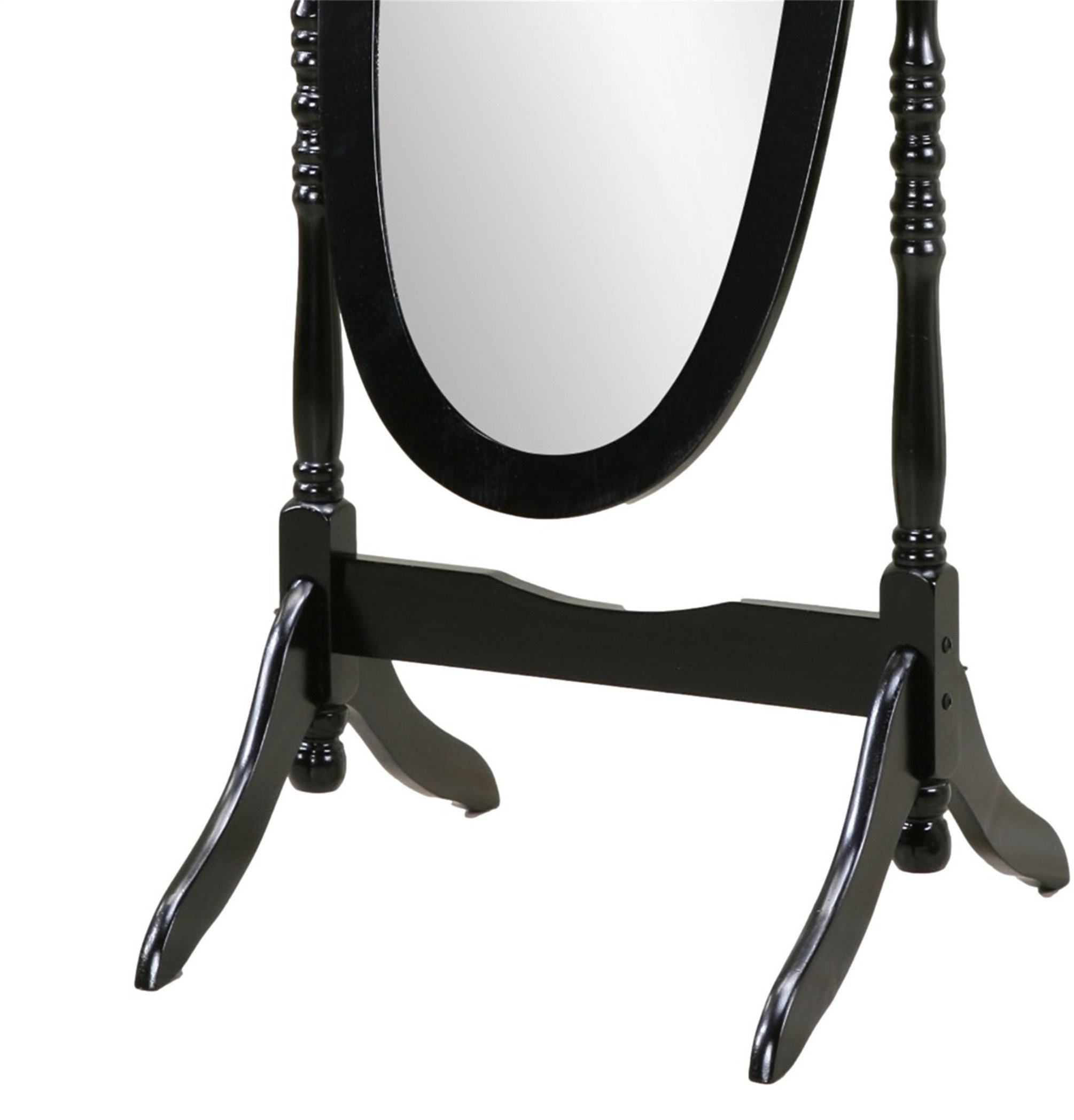 Winston Porter Traditional Queen Anna Style Wood Floor Cheval Mirror ...