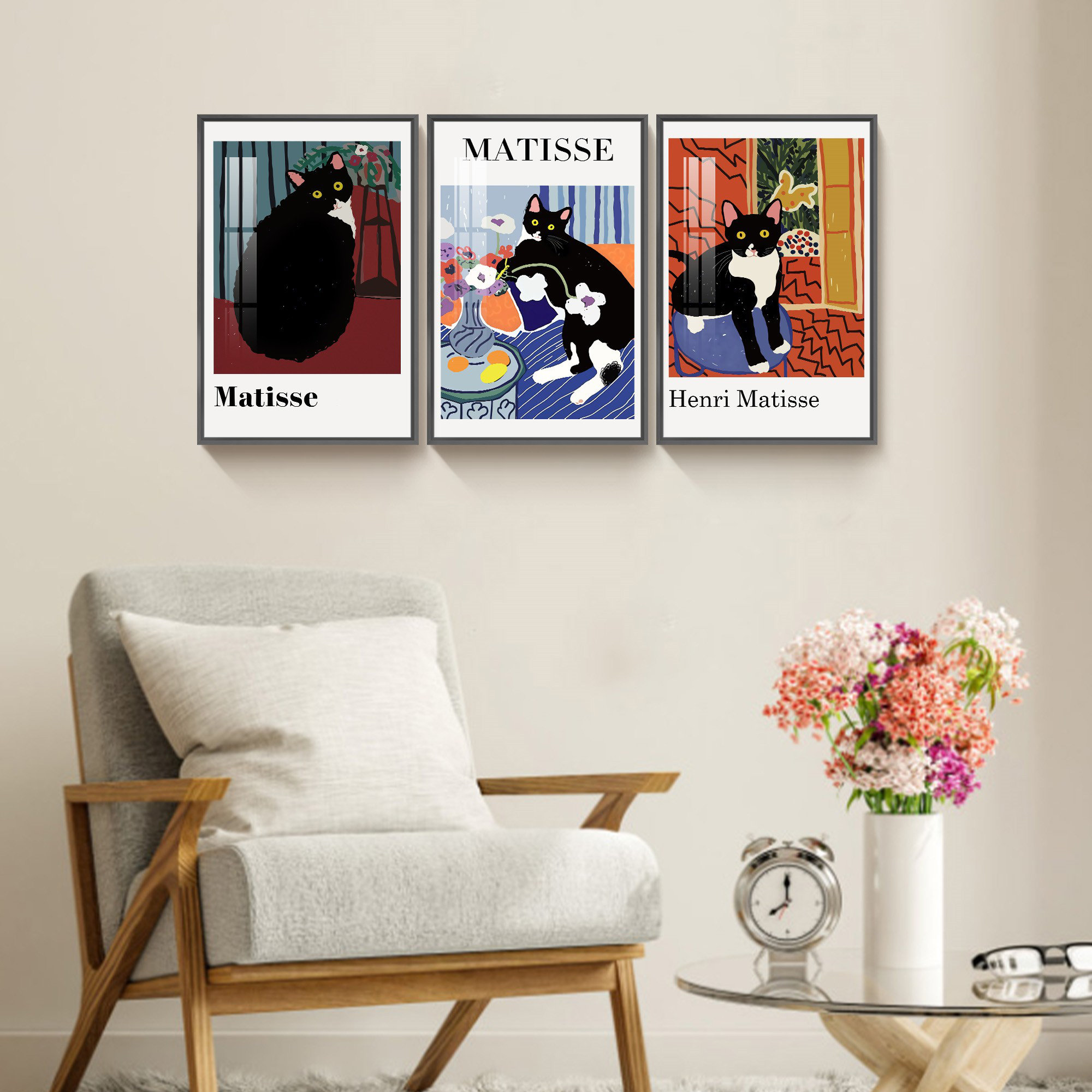 Red Barrel Studio Matisse Artwork Framed On Canvas 3 Pieces by Henri ...