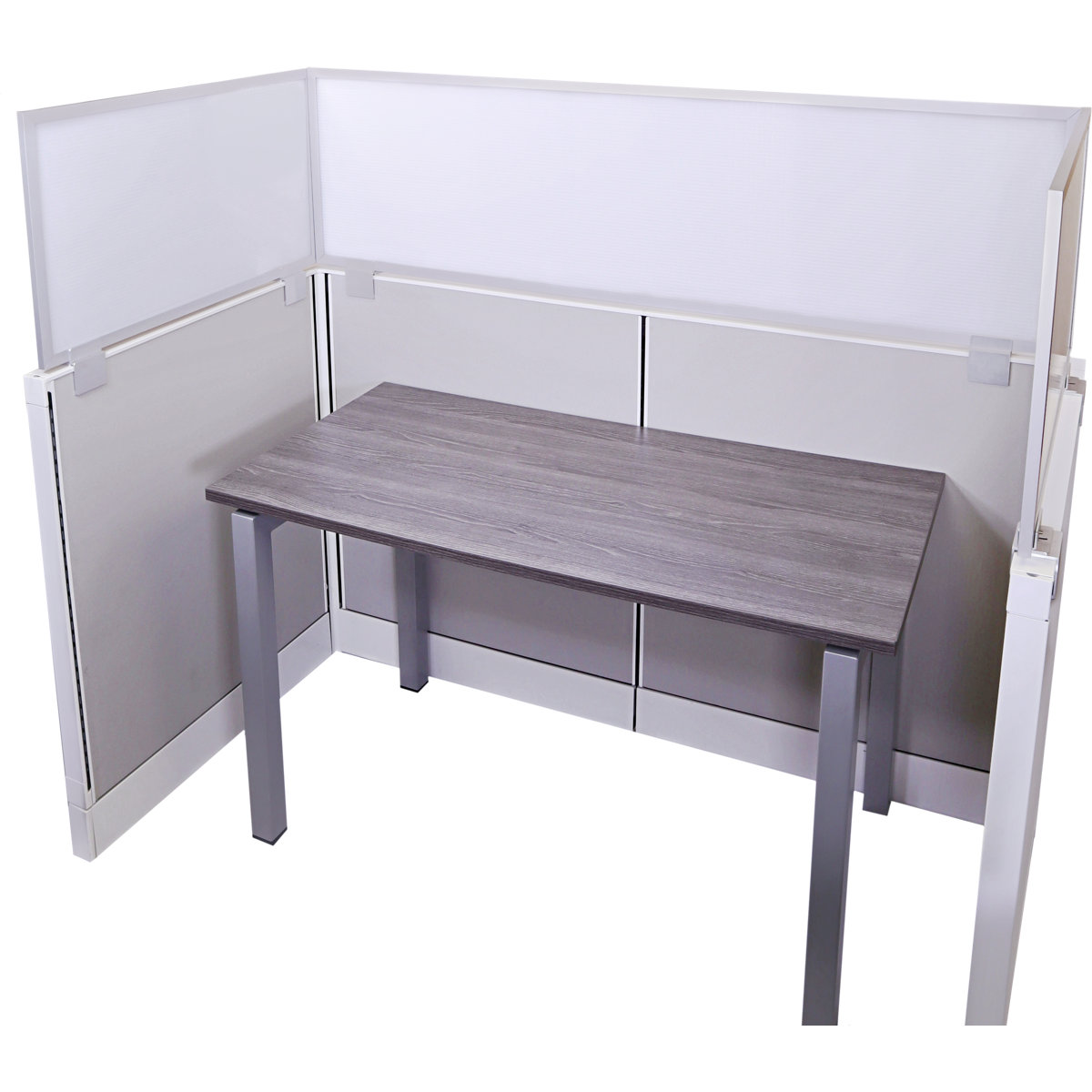 OBEX Polycarbonate Cubicle Mounted Privacy Panel with Large Bracket ...