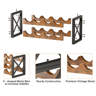 17 Stories 2-In-1 Wine Rack Countertop, Wooden Wine Rack Inserts For ...