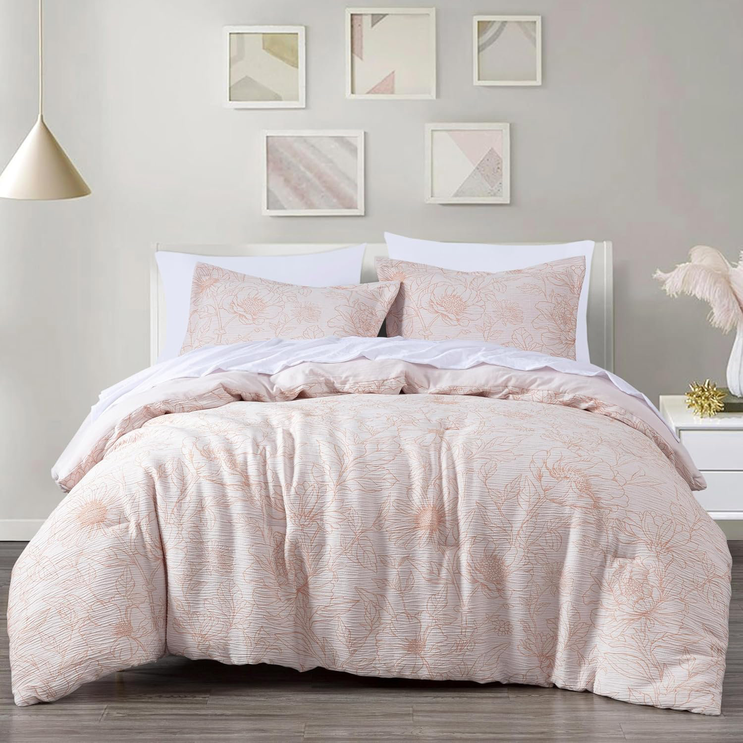 Chezmoi Collection Isla Polyester Comforter Set | Wayfair
