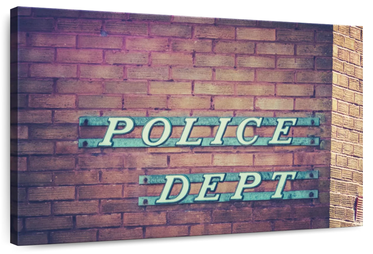 Elephant Stock Police Department Sign - Wayfair Canada