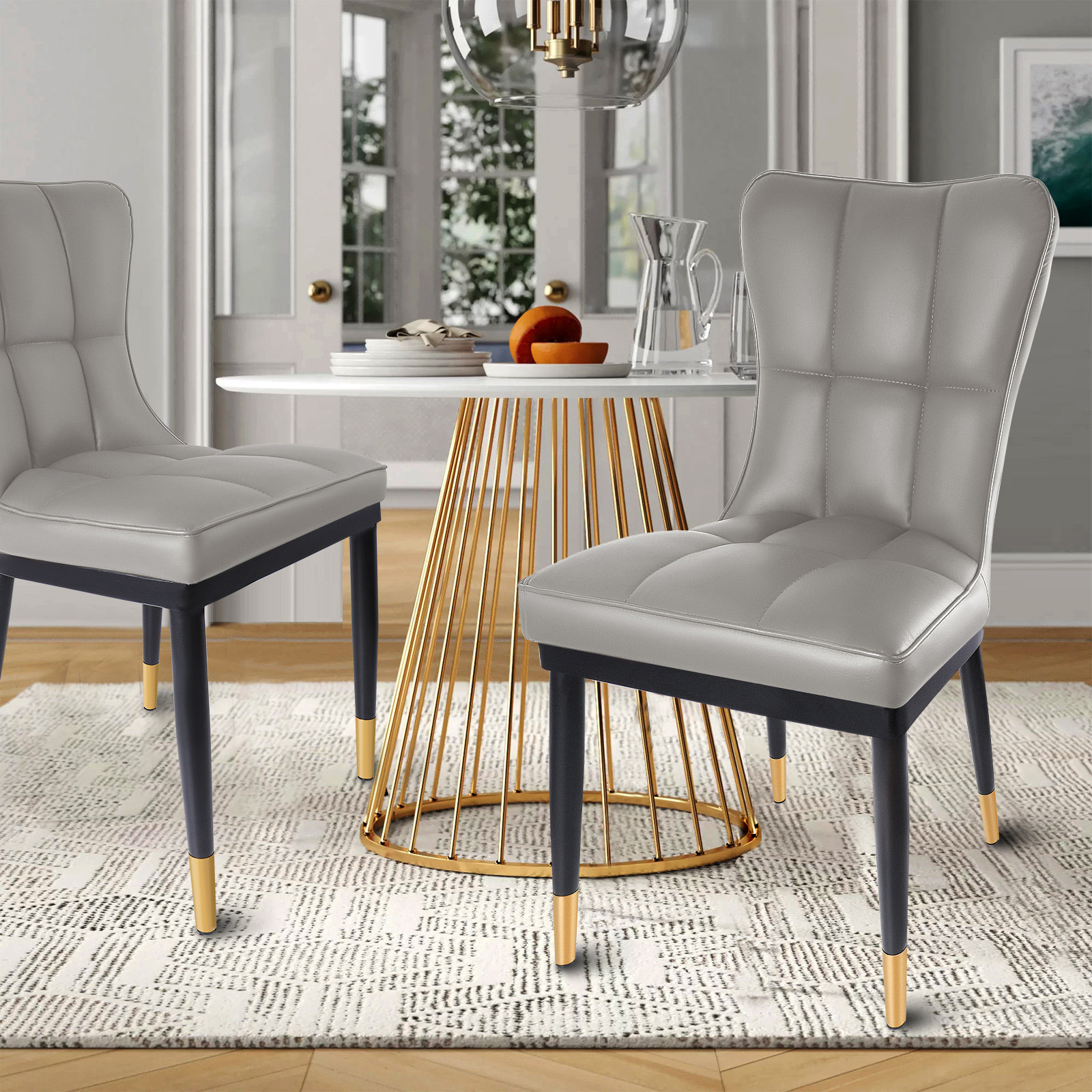 Red Barrel Studio® Solid Back Dining Chair & Reviews | Wayfair