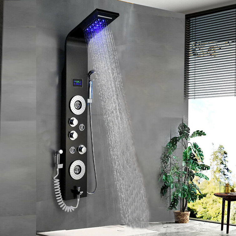 Belfry Bathroom Vetter Led Shower Tower Panel | Wayfair.co.uk