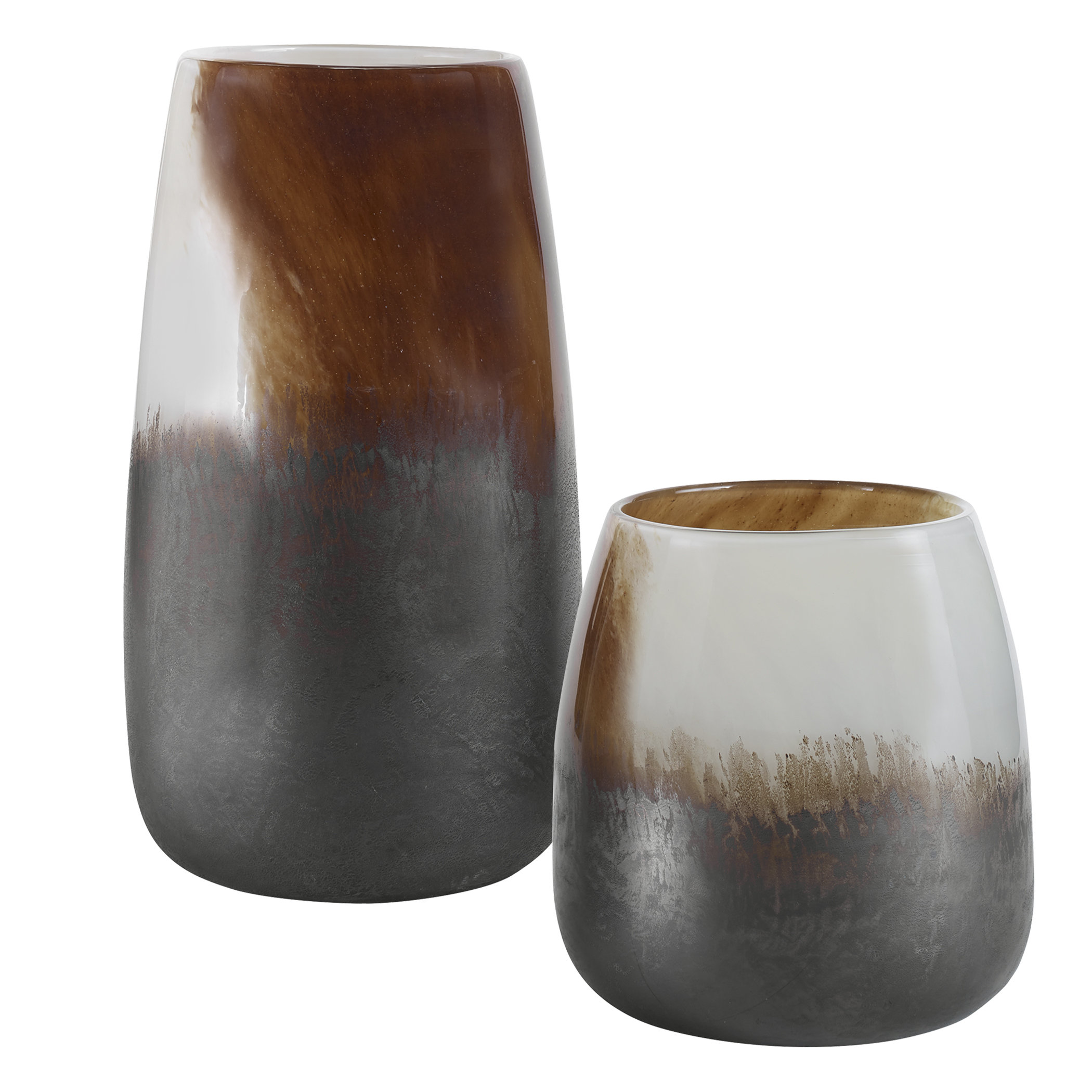 Uttermost Desert Wind Glass Vases, S/2 | Wayfair