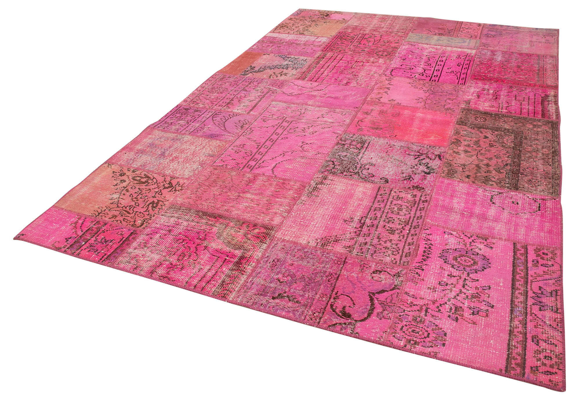 Bungalow Rose Amillano Patchwork Machine Woven Rectangle 6'10" x 10'4 ...