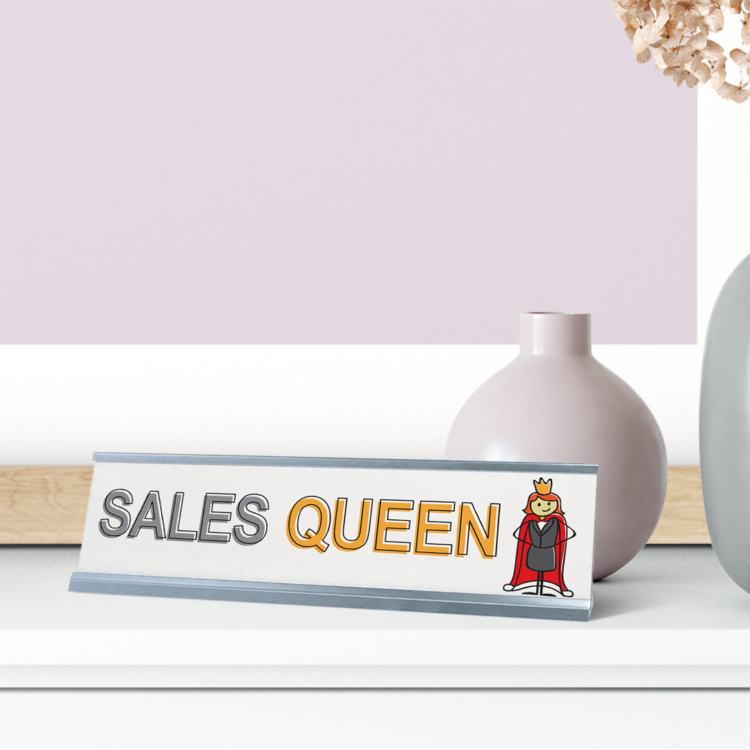 Designs ByLITA Sales Queen Desk Sign | Wayfair