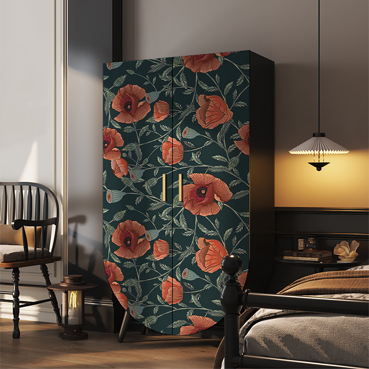 Red Barrel Studio® French retro multifunction durable wardrobe | Wayfair