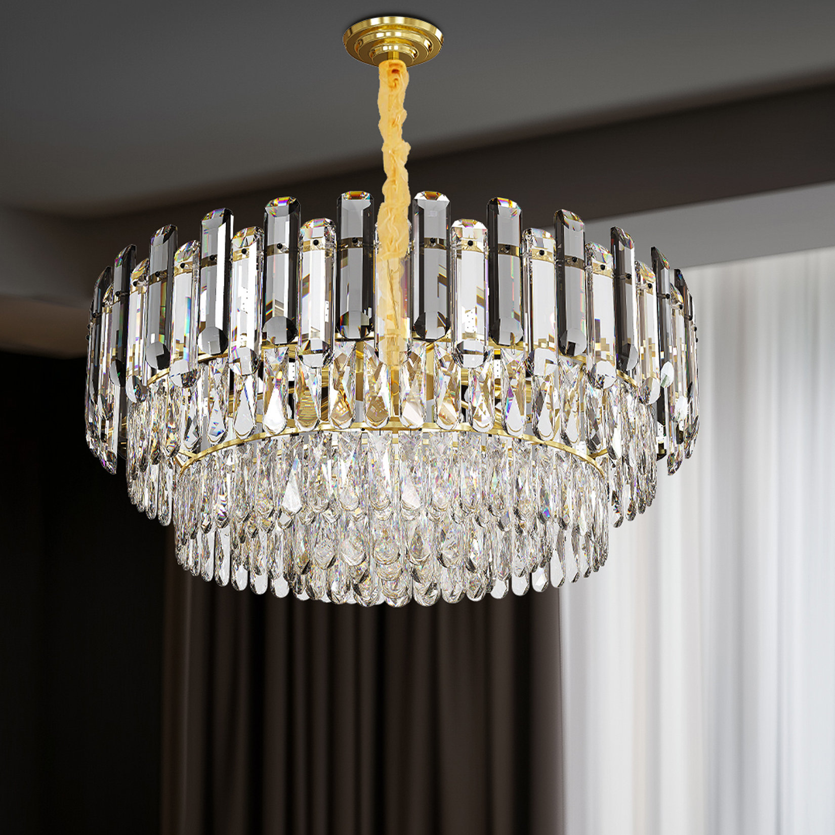 Fairmont Park Boody 10-Light Crystal Chandelier & Reviews | Wayfair.ie