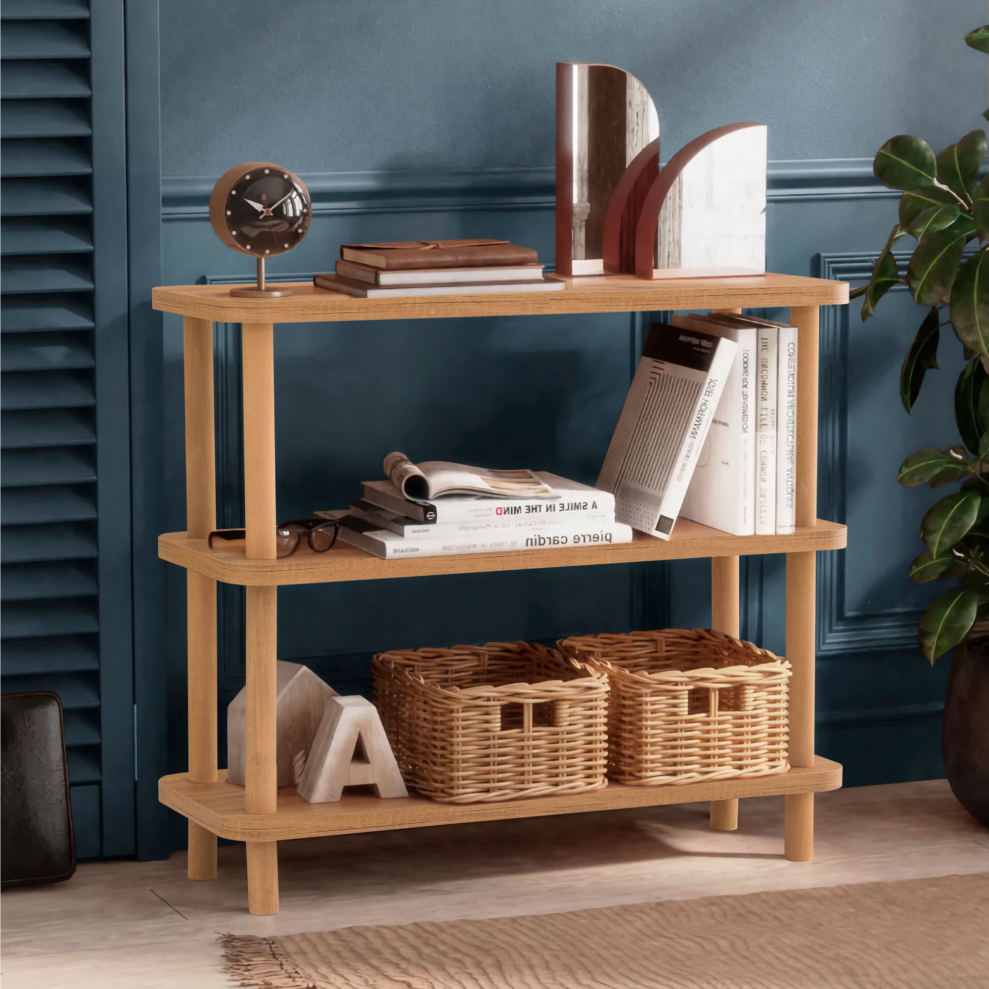 East Urban Home Etagere Bookcase | Wayfair