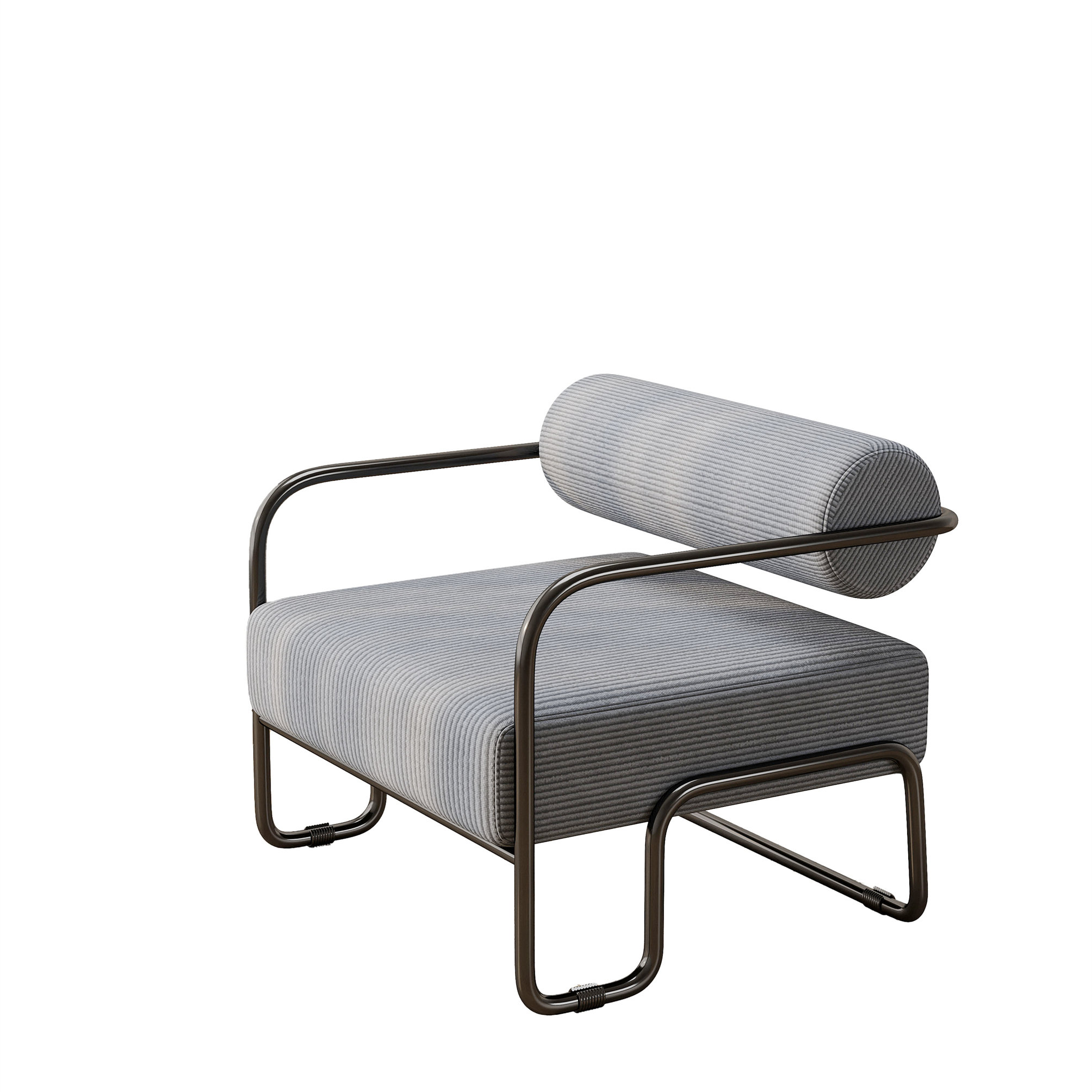Ivy Bronx Living Room Iron Sofa Chair, Lazy Individual Chair, Balcony ...
