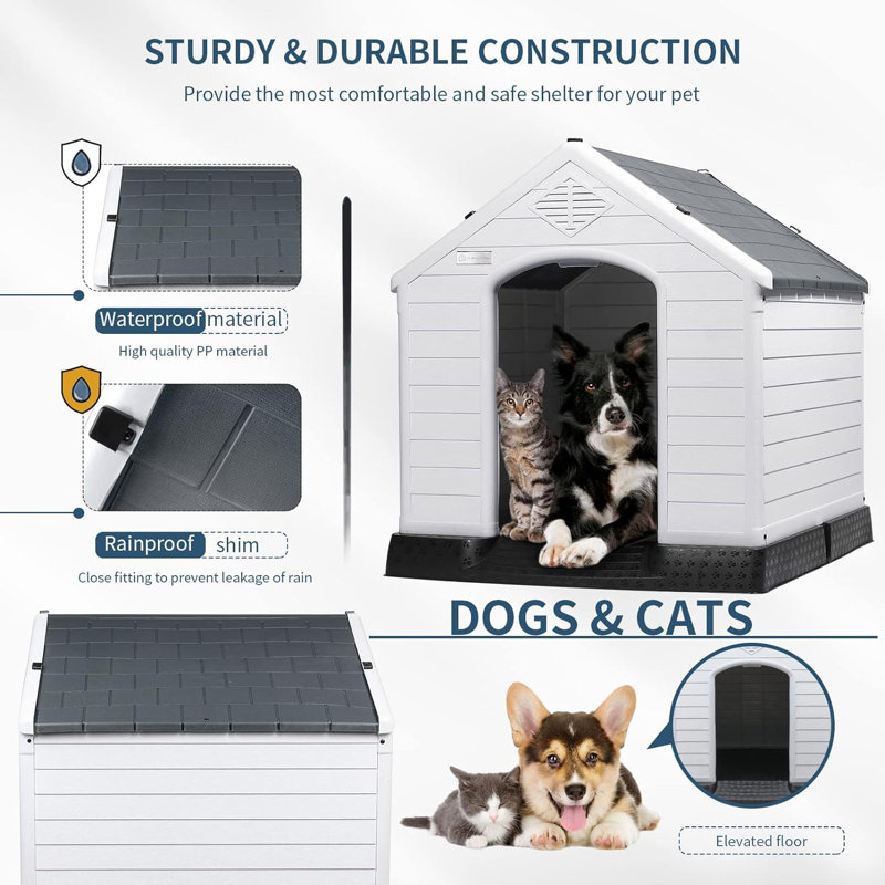 Tucker Murphy Pet™ Aunyae Plastic Portable Dog House & Reviews | Wayfair