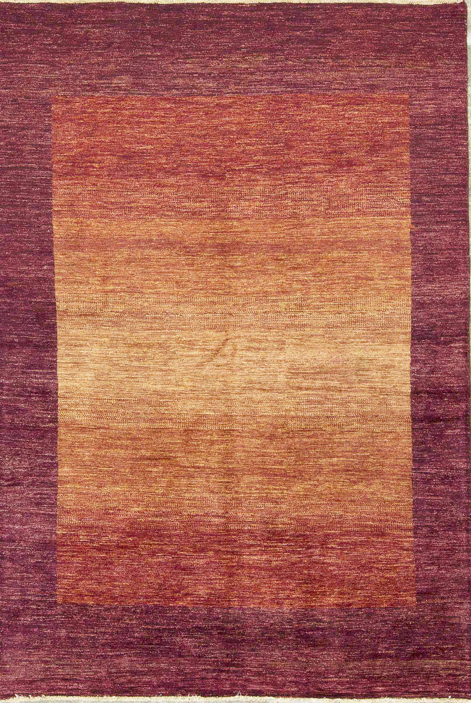 Bokara Rug Co., Inc. Gabbeh Hand-Knotted High-Quality Red and Orange ...