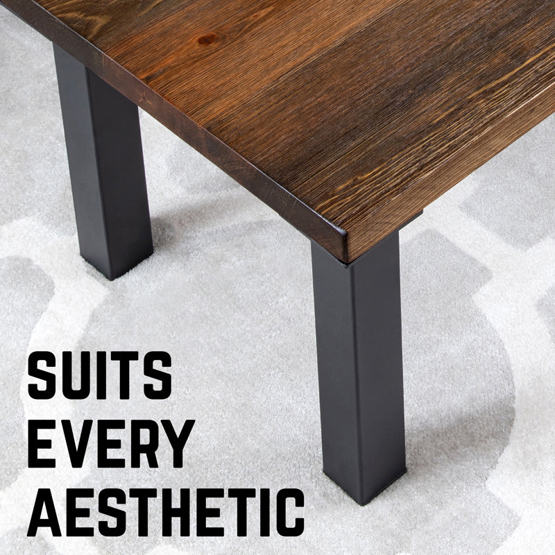 Latitude Run® Yar Modern Black Steel Table Legs & Reviews | Wayfair