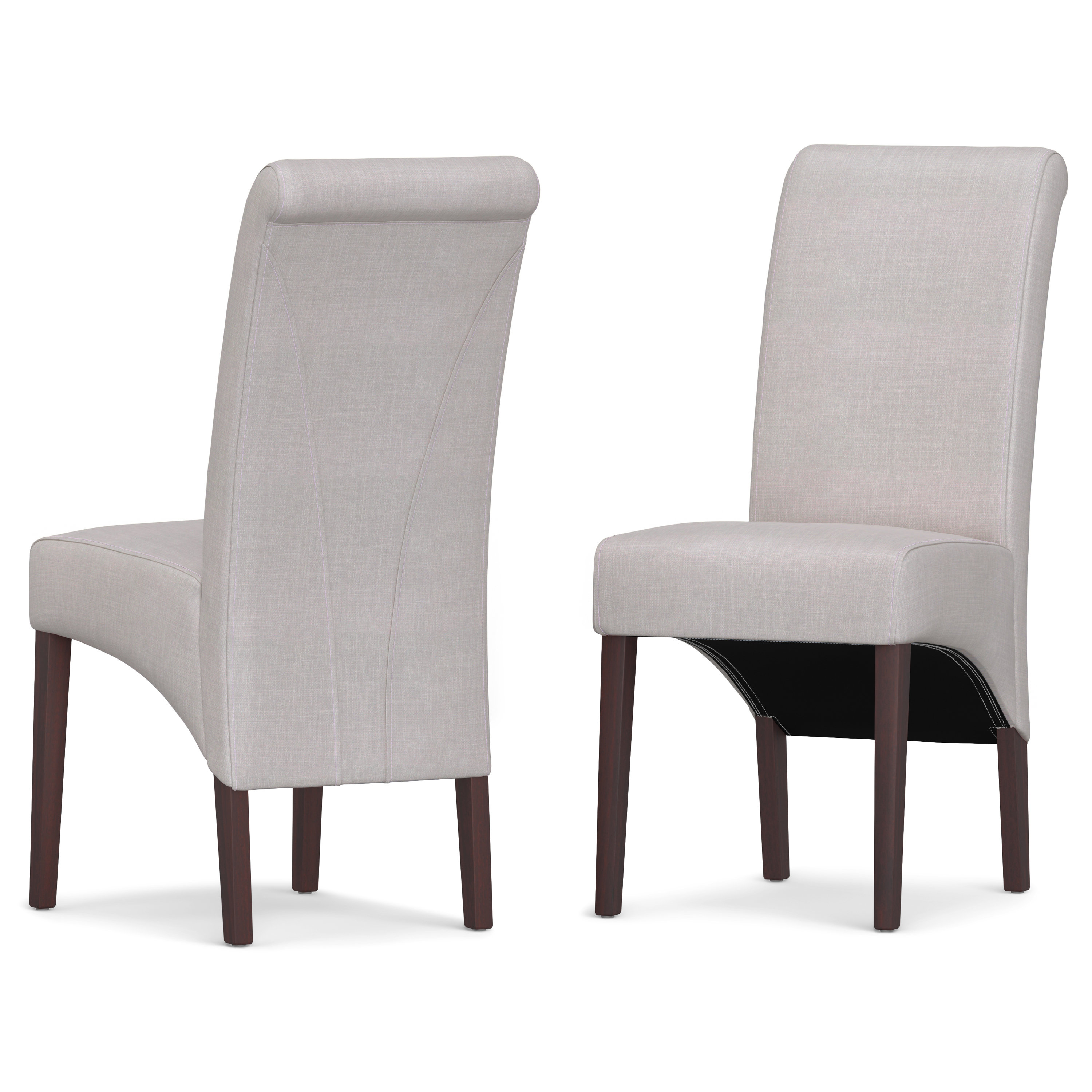 Simpli Home Avalon Deluxe Parson Dining Chair (Set of 2) | Wayfair