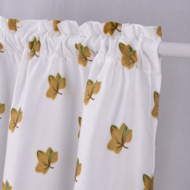 Fleur De Lis Living Correia Wine Ruffle Kitchen Curtain Set & Reviews ...