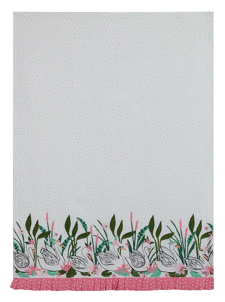 Iza Pearl Design Swan Lake Dishcloth | Wayfair