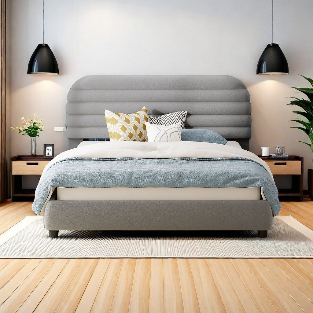 Mercer41 Letizio Upholstered Platform Bed | Wayfair