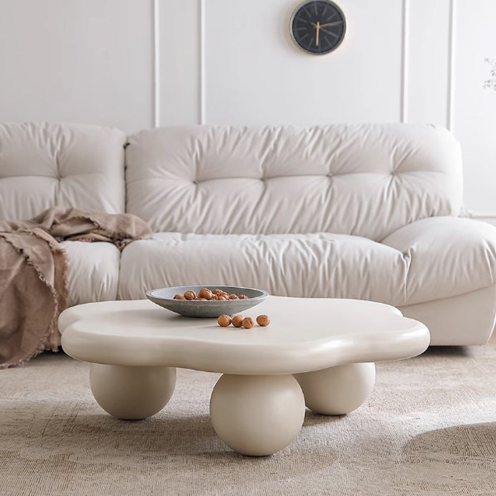 Aurora Craft Cream Style Creative Simple Coffee Table Coffee Table ...