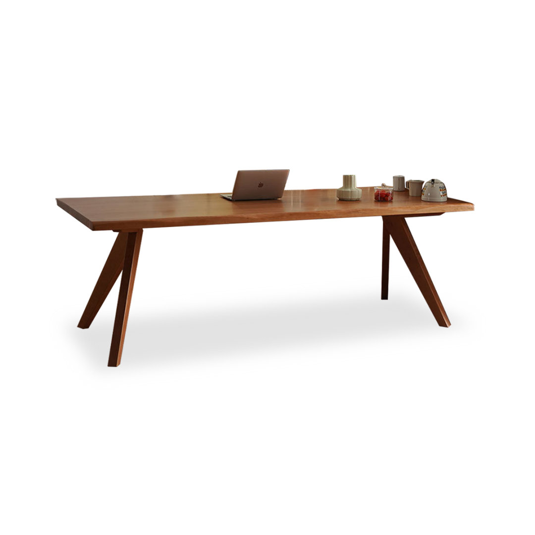 Corrigan Studio Brown Rectangle Solid Wood Dining Tables | Wayfair