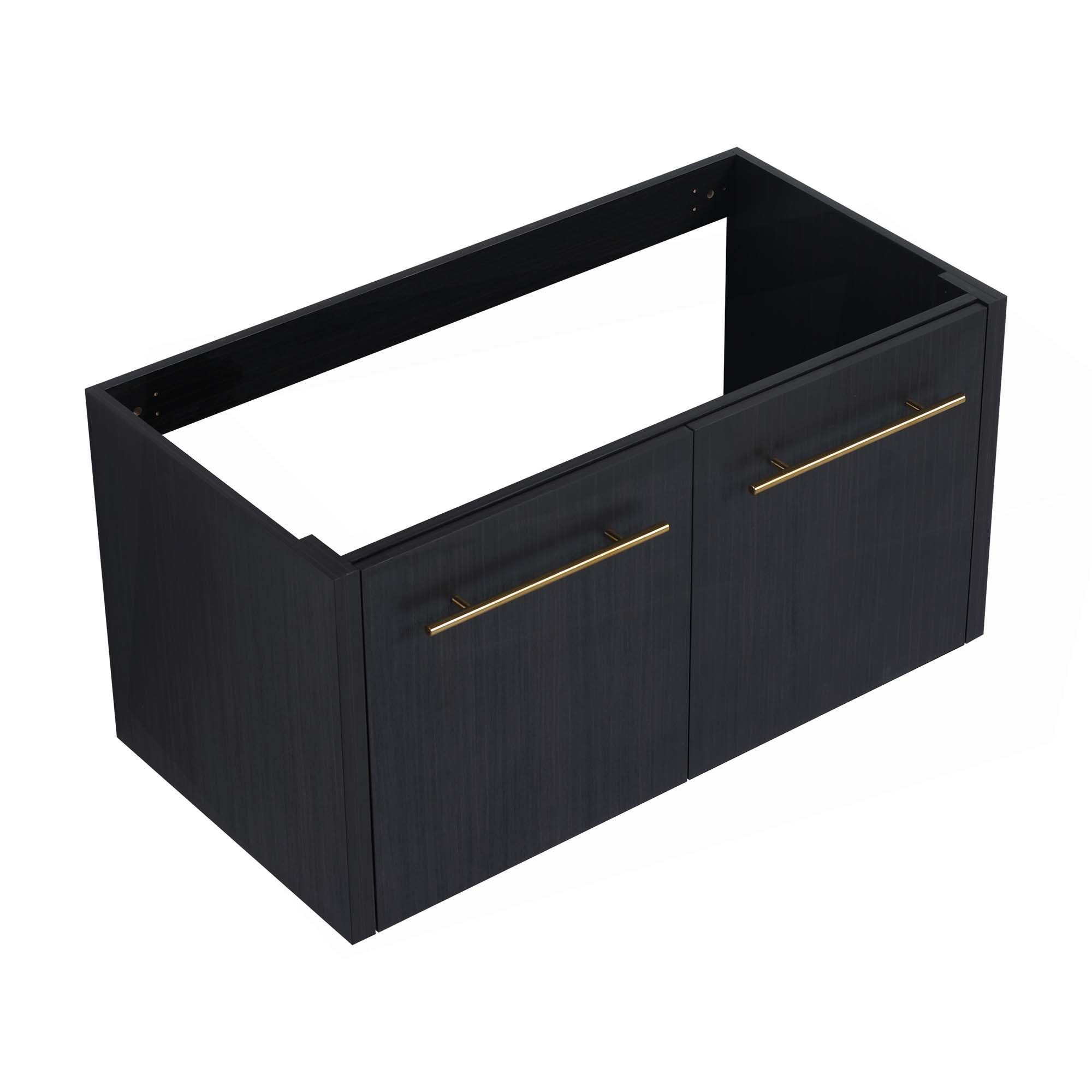 BORILNMR Wall-mounted Bathroom Vanity,Only the Cabinet Body, No Top ...