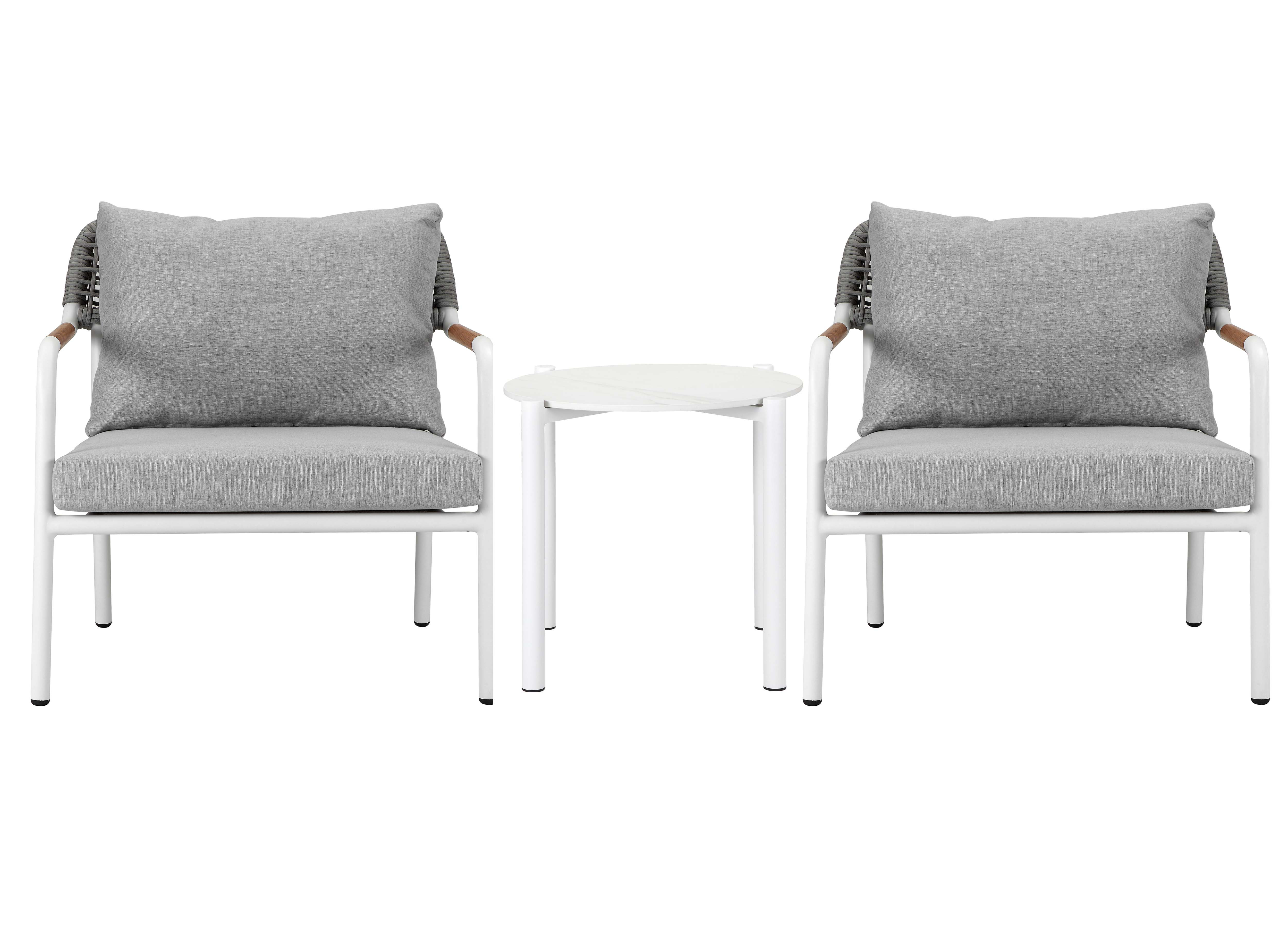 AllModern Dean Set Of 2 Chairs And Side Table - Wayfair Canada