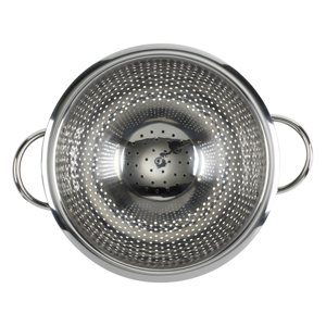 Good Cook GoodCook Gourmet Colander, 5qt capacity, Stainless Steel with ...