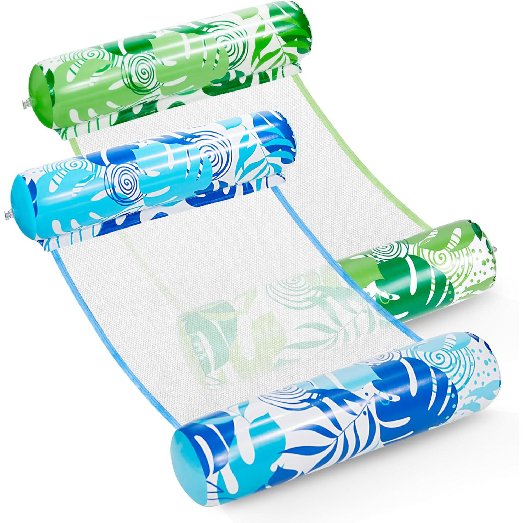 Textiles Hub 2 Packs Hammock Pool Floats Adults Multi Purpose ...