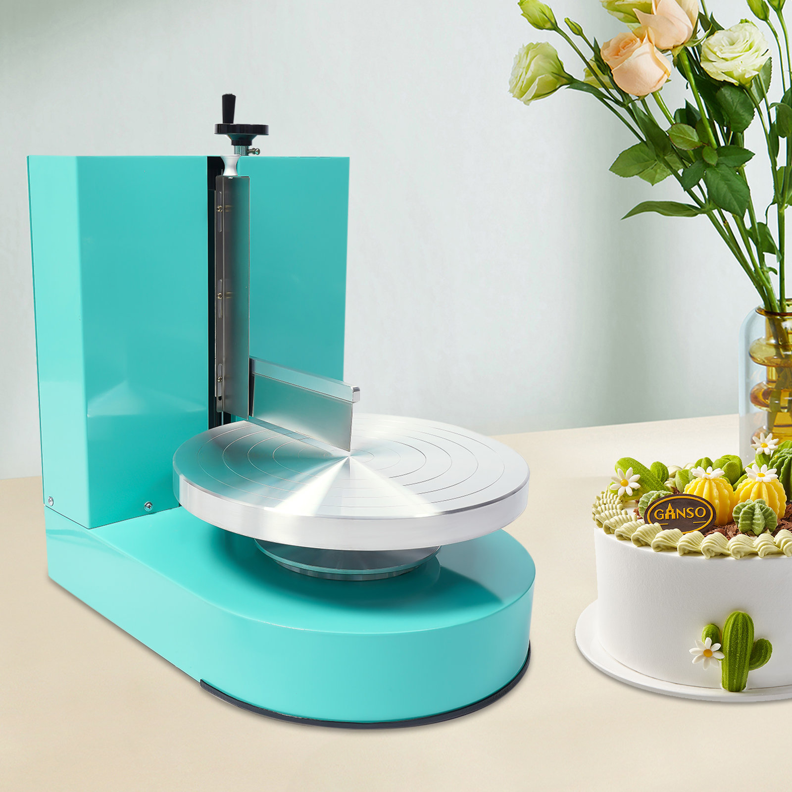 YYBUSHER Professional Cake Frosting Machine with LCD Touch Control ...